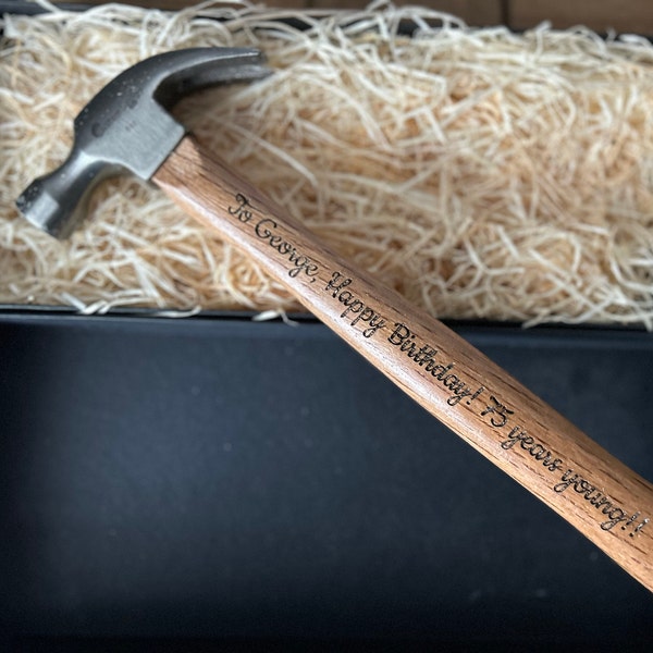 Personalised Custom Hammer + Gift Box | Design A Truly Unique Present ...