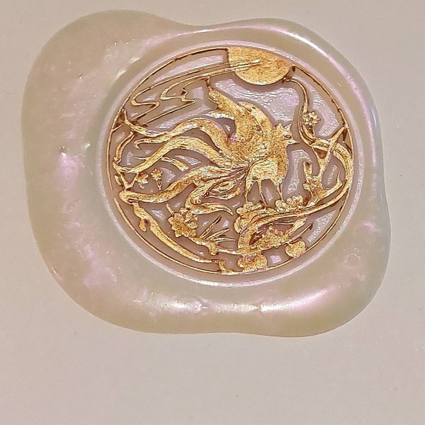 Mythical Nine-tailed Fox Seal，wax Seal Stamp，wax Seal Decorative Seal ...