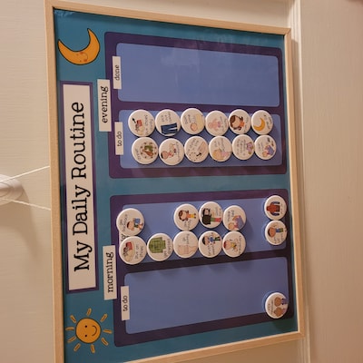 Printable Tiles for Daily Kids Routine Chart, Activity & Chore Chart ...