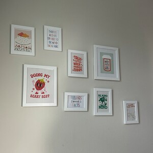 Retro Therapist Office Wall Art Set of 6 Therapy Posters Motivational ...