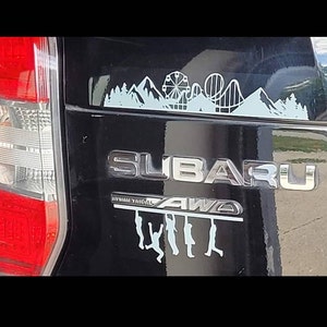 The Lost Boys Trees and Mountain Decal , Car Emblem Graphic, Sticker ...