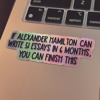 Alexander Hamilton History Sticker, History Sticker, Essays Sticker ...