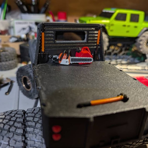 1:24 Scale Miniature Accessory Set for Tiny Trucks Crawlers Doll House ...