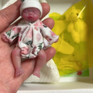 5 Inch Silicone Baby Doll Full Body Akayla Mini Silicone - Etsy
