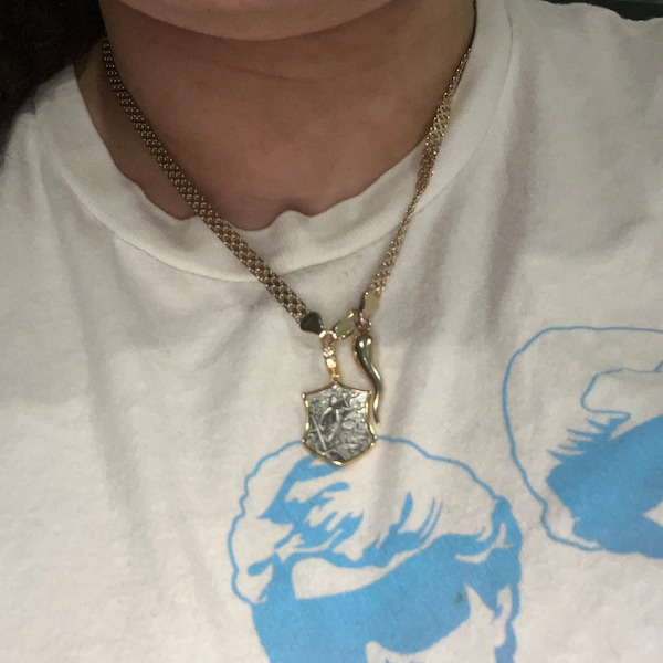 Ancient Rotating Coin Goddess Victory Pendant - Etsy