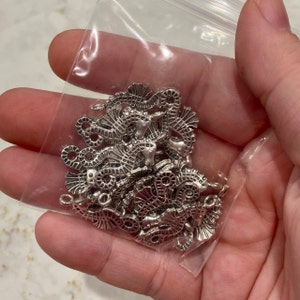 50 Heart Charms,love Pendant,made With Love, Antique Silver Tone,double ...