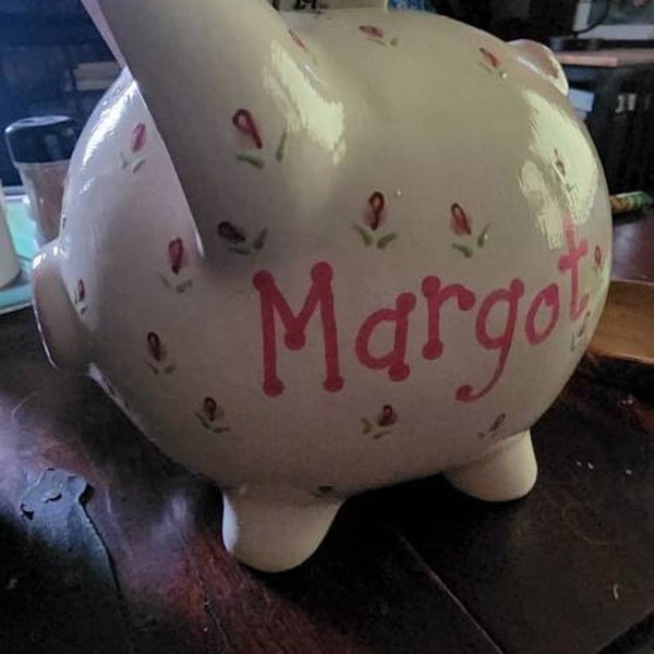 Puppy Dog Personalized Piggy Bank, Dog Bank, Beagle Bank, Cute Dog ...