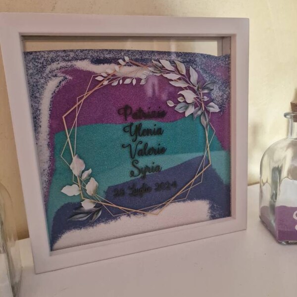 Sand Ceremony Frame for Wedding / Sand Ceremony Unity Wedding Box ...