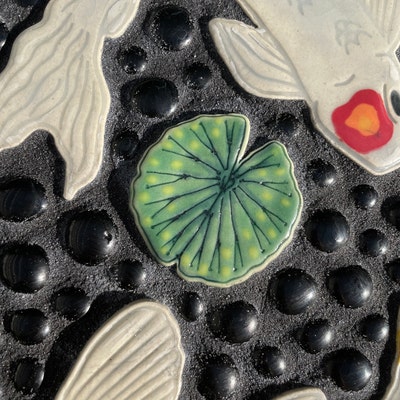 Ceramic Betta Fish Mosaic Tile Handmade Glazed Siamese - Etsy