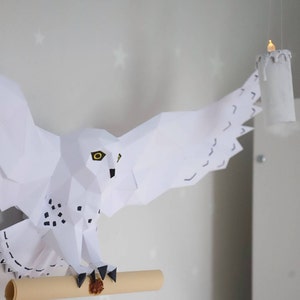 DIY Papercraft Owl,3d Owl Model,origami Owl,owl Templates,sitting Owl ...
