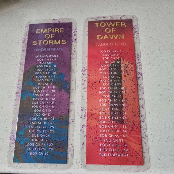 Throne of Glass - Tandem Read Bookmarks, Tower of Dawn, Empire of ...
