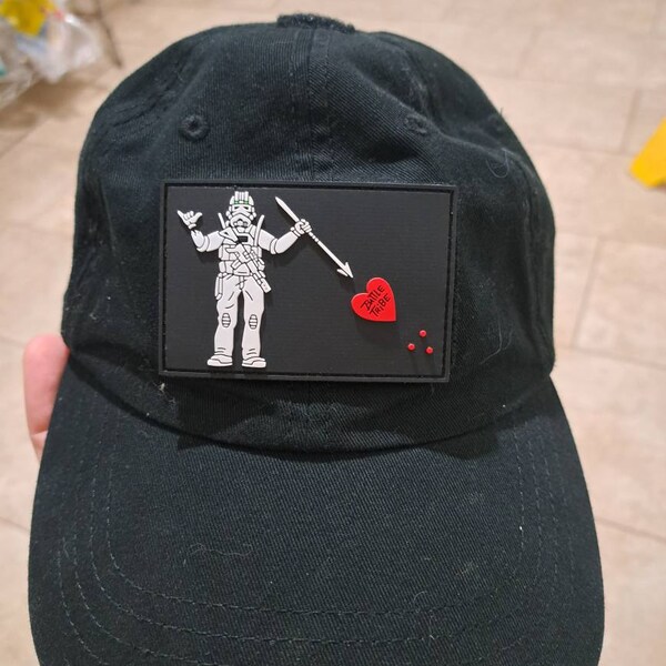 Battle Tribe / Black Beard Pvc Patch With Hooks and Loops - Etsy