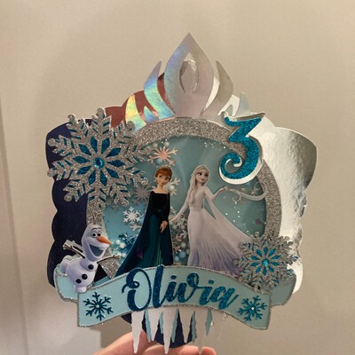 Frozen Cake Topper-frozen 2 Cake Topper-lights Up Frozen Party Package ...