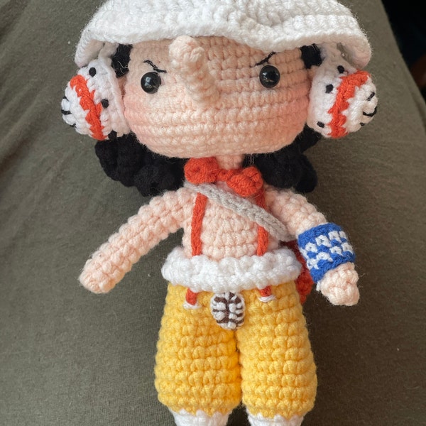 Amigurumi Nico Robin, Crochet Nico Robin, Crochet Robin, Handmade Gift ...