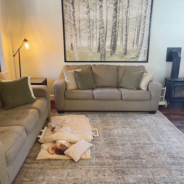 Organic Cotton (OEKO-TEX) Nap Mat With Detachable Pillow for Toddlers ...