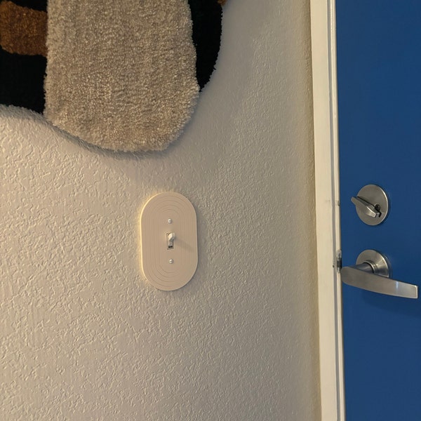 Minimalist Oval Outlet Plate Cover - Multiple Options - Etsy