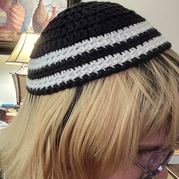 Extra Large Kippot,yarmulke, Cotton Kippah, Jewish, Yamaka, Frik Kippot ...