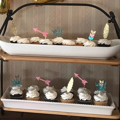 Boho Cupcake Toppers/tribal Cupcake Toppers/ Wild One Cupcake Toppers ...