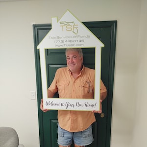 Real Estate Marketing Photo Booth Props Realtor Selfie Frame ...