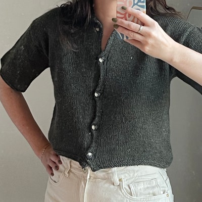 The Lost Tank Knitting Pattern Summer Top Knit Rib Tank Top Knit ...