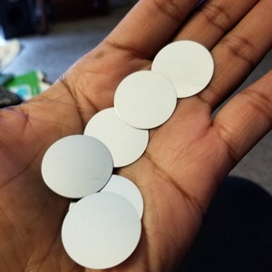 Steel Metal Discs 1 ONE INCH 100 Discs - Etsy
