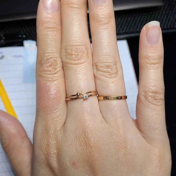 Spinner Ring 14k Gold Filled Stacking Ring - Etsy