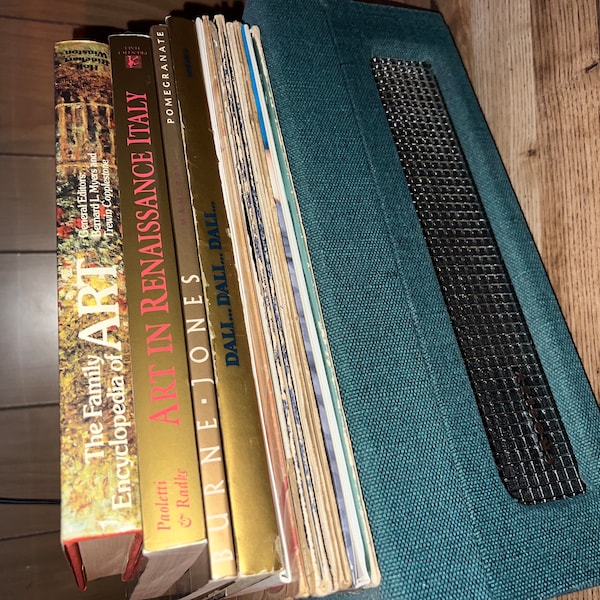 Modern Terracotta Books, Interior Decorator Books Set in Burnt Orange ...