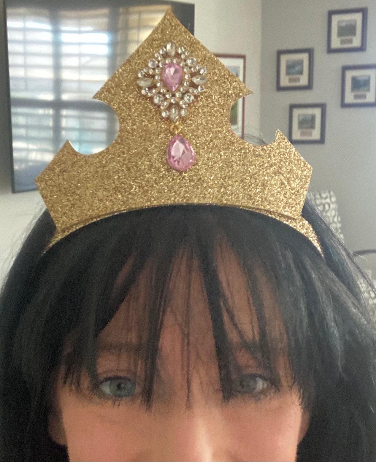 Aurora Crown Princess Crown Aurora Headband Birthday Crown Gold Crown Tiara Crown Headband