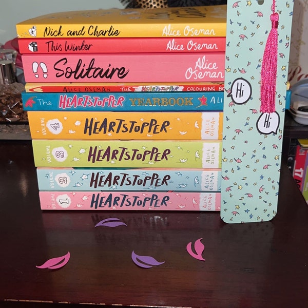 Heartstopper, Bookmark// Heartstopper Gift, Nick and Charlie, Alice ...