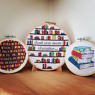 Neon Lights Quotes Cross Stitch Patterns 3 Designs Included - Etsy