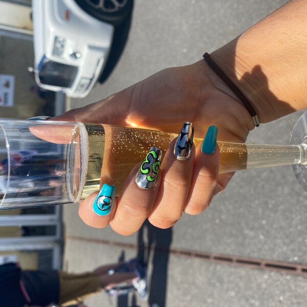 Ultimate F1 Inspired Nails - Etsy