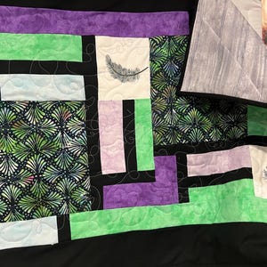 Stained Glass Christmas Table Runner Pattern by Sew4fun Australia - Etsy