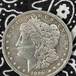 Two-sided Trick Coin - 1895 Morgan Silver Dollar - Two Face - Double ...