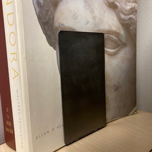 Metal Bookend | Home Office Bookend Simple Bookshelf Organizer Reading ...