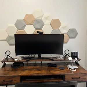 Decorative Soundproofing PACK OF 20 TILES Acoustic Panel Sound ...