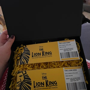 CUSTOM Tickets the Phantom of the Opera Broadway, Musical Theatre, Souvenir Keepsake Tickets ...