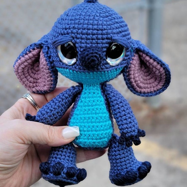 Little Blue Bean Crochet Pattern Amigurumi Instructions - Etsy