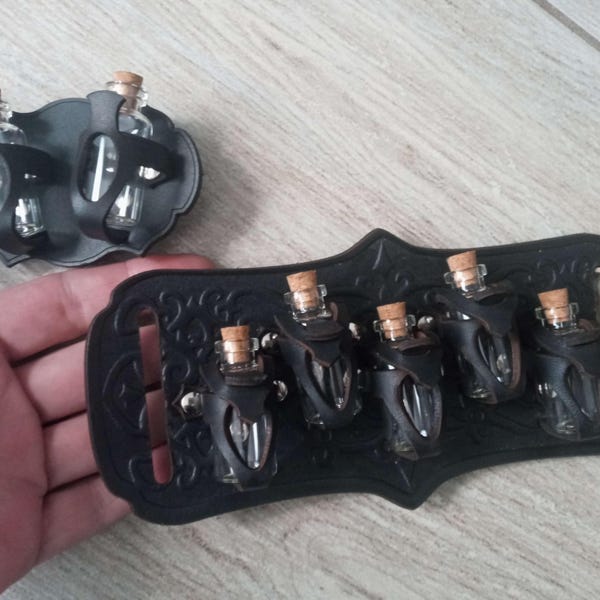 Leather Scroll Case for LARP, Document Tube for Cosplay, Medieval ...