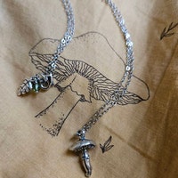 Radiant Swallowtail Butterfly Necklace Cute Green Butterfly Charm ...