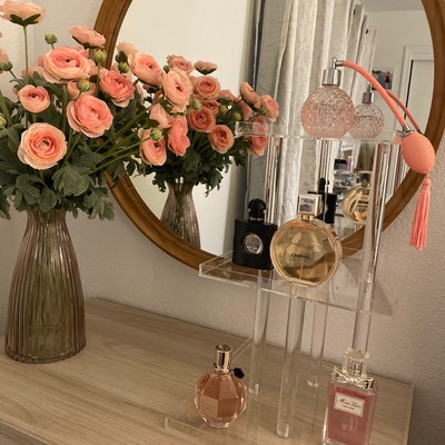 Perfume Storage Organizer, Acrylic Makeup Organizer, 3 Tier Perfume ...