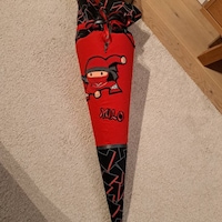 Drei Fragezeichen Schultüte, Zuckertüte 70cm Stoff, Name inklusive ...
