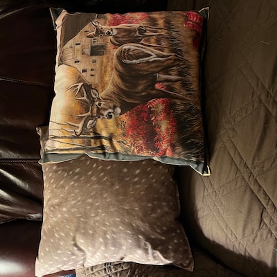 Deer Hide Print Fabric Soft Deer Hide Fabric by Willowlanetextiles Cotton & Upholstery Fabric by ...