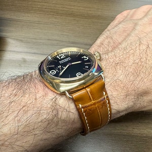 Tan Full Grain Leather Handmade Watch Strap/quick Release - Etsy