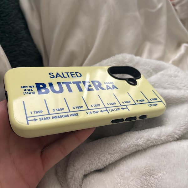 Salted Butter Stick Phone Case - Funny Design Cover for iPhone and ...
