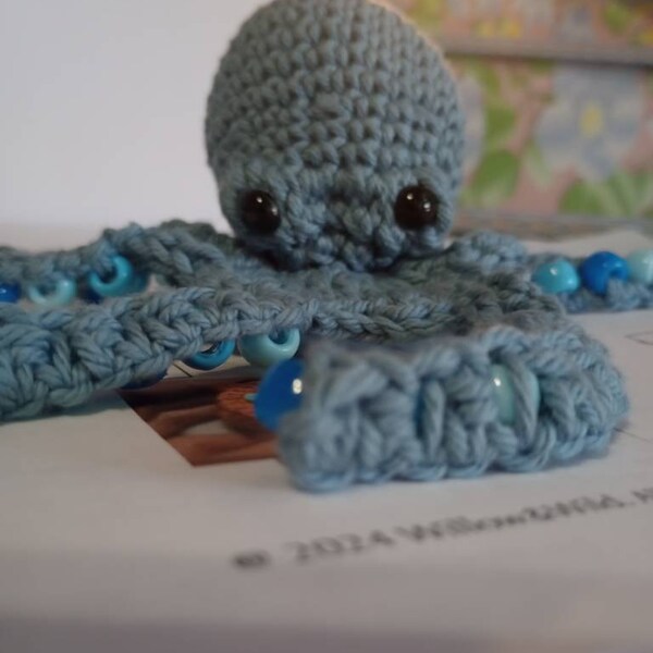 Beaded Fidget Octopus Crochet Pattern: Beginner Friendly, No Sew ...