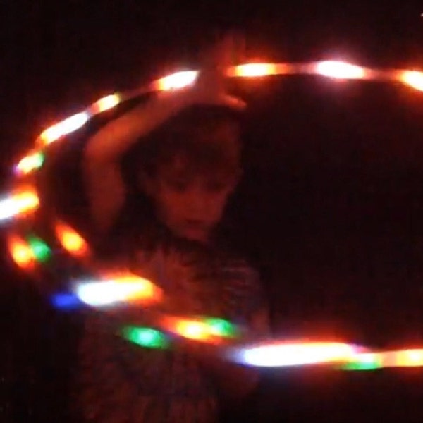 Fire on the Mountain LED Hoop- Rechargeable, Collapsible, Custom Sizes ...