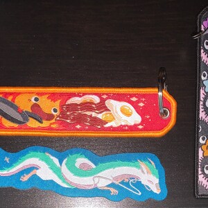 Cute Cat Embroidered Tag Keychain Kawaii Neko Jet Tags - Etsy