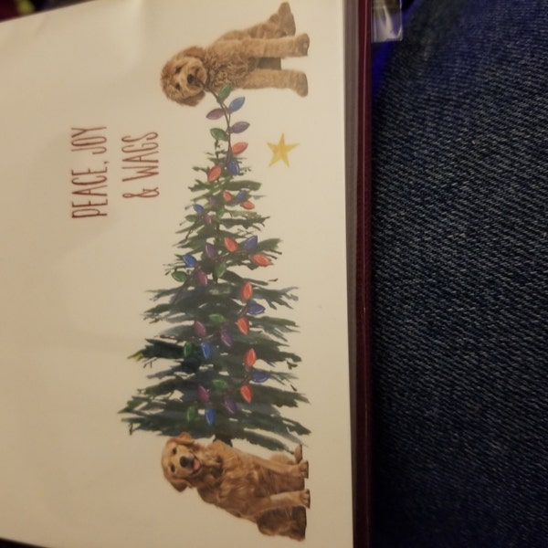 Dog Christmas Cards, Holiday Card Set, Dogs, Dog Stationery, Dog Cards ...