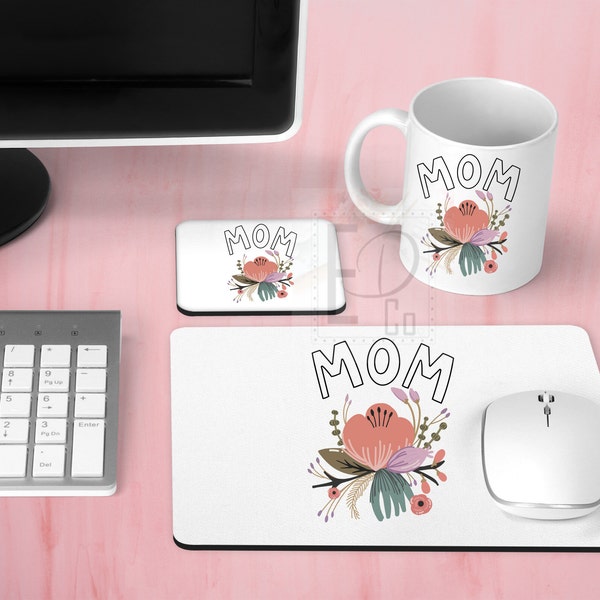 Dye Sublimation Office Desk Set Mockup | Add Your Own Image and ...