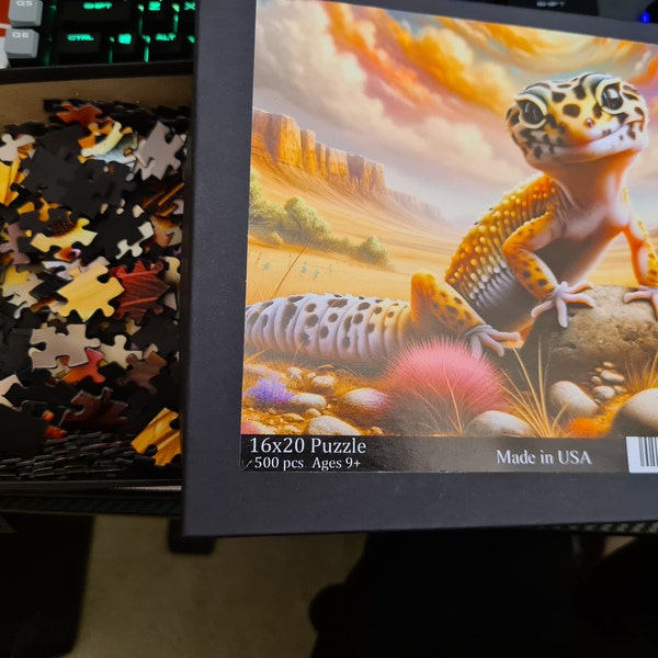 Whimsical Safari Animals Puzzle for a Tech Free Activity: Giraffe, Lion ...